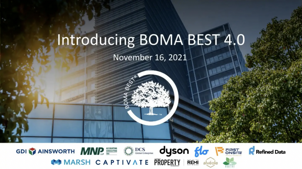 Présentation de BOMA BEST 4.0. - BOMA BEST